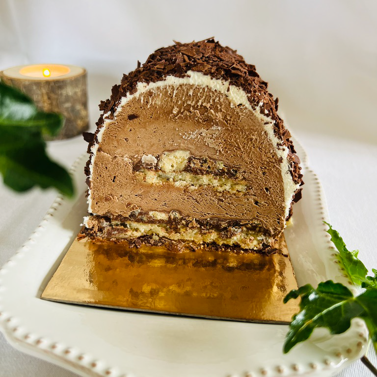Buche façon royal au chocolat – Les Fermes De Gally